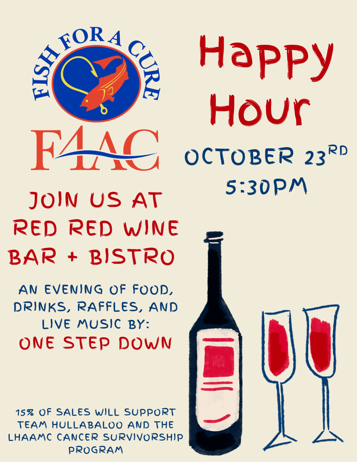 Team Hullabaloo Happy Hour - Fish For A Cure